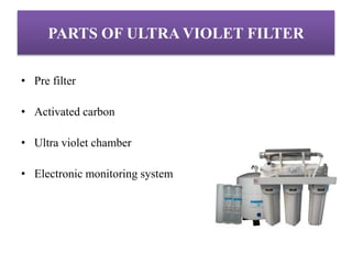 Water purification methods | PPTX