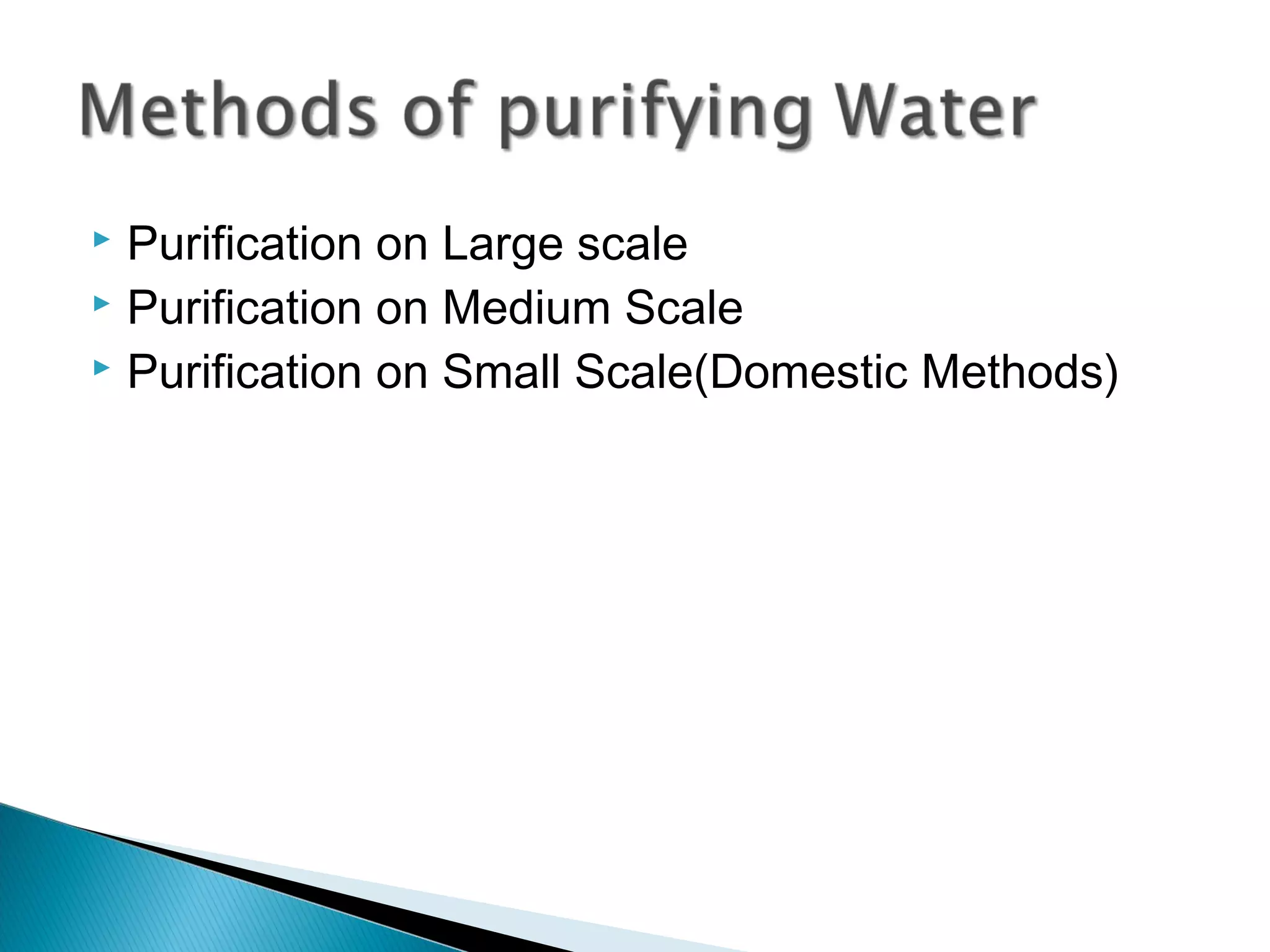 Water purification methods | PPT
