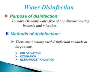 Water purification methods | PPT