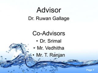 Final Year Project Proposal-Water purification System | PPTX