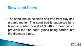 Water purification on large scale in english | PPTX