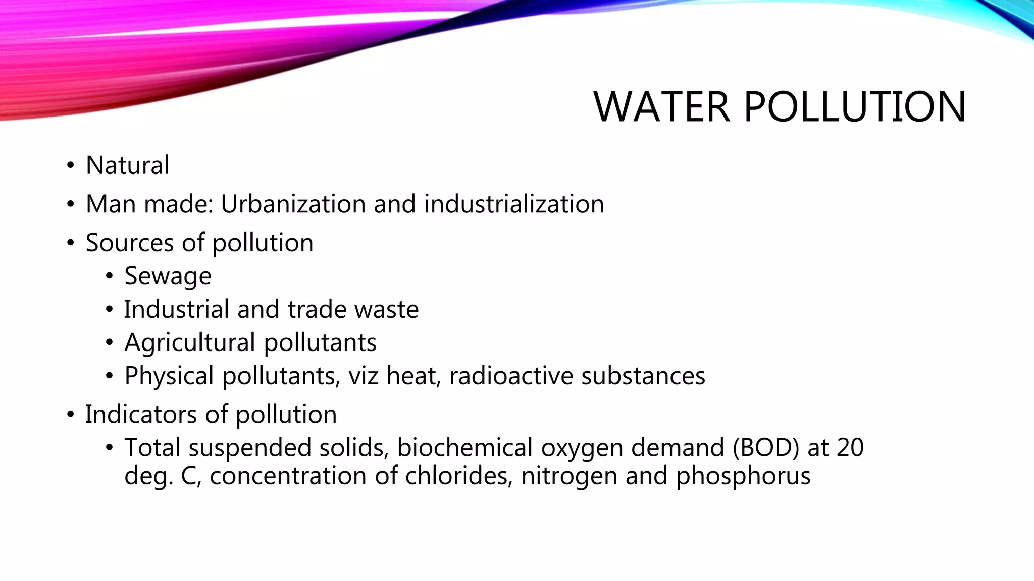 Water purification - large scale | PPTX