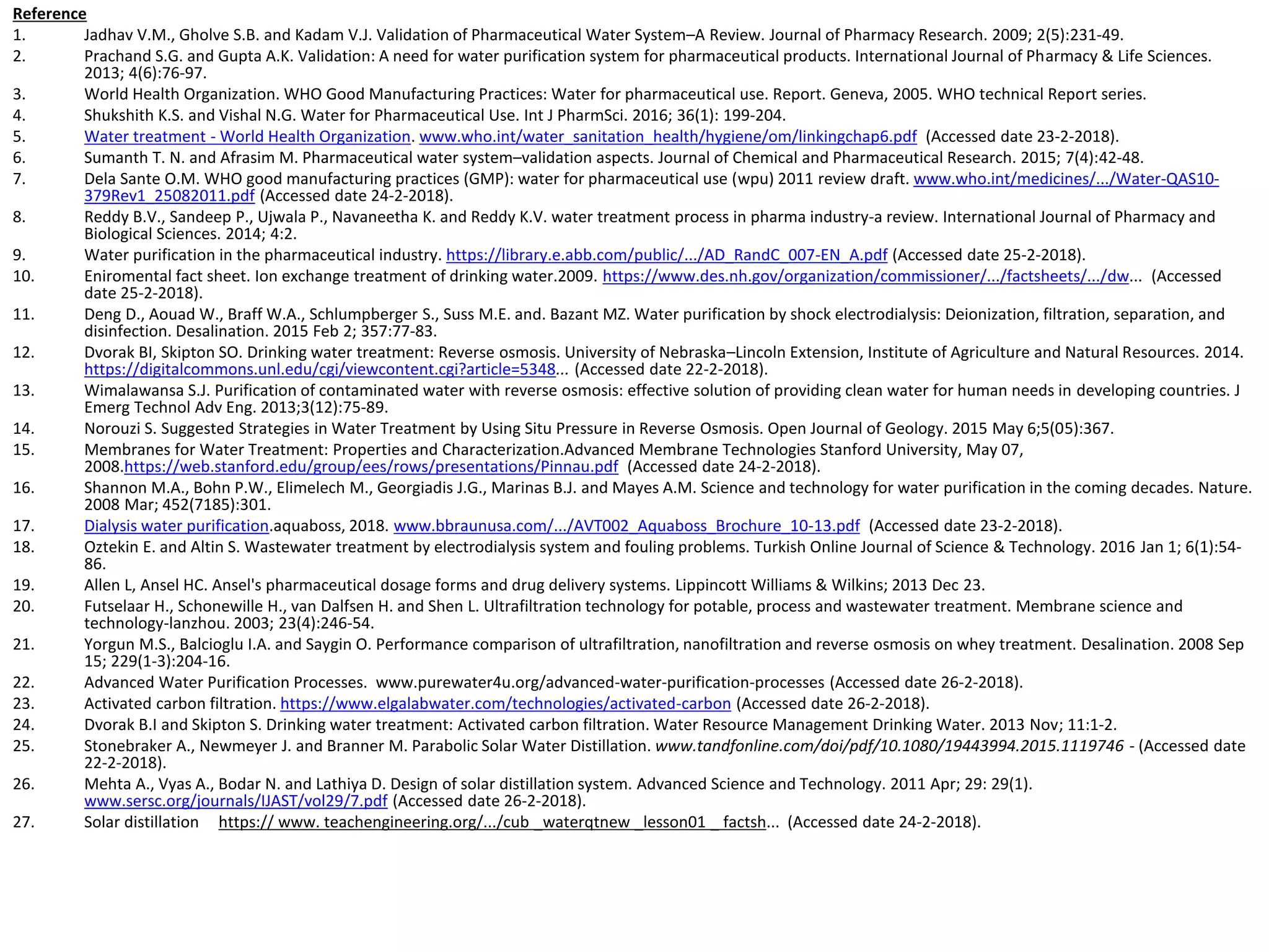 Water purification system | PPTX