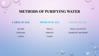 Water purification techniques | PPTX | Indoor Environmental Quality ...