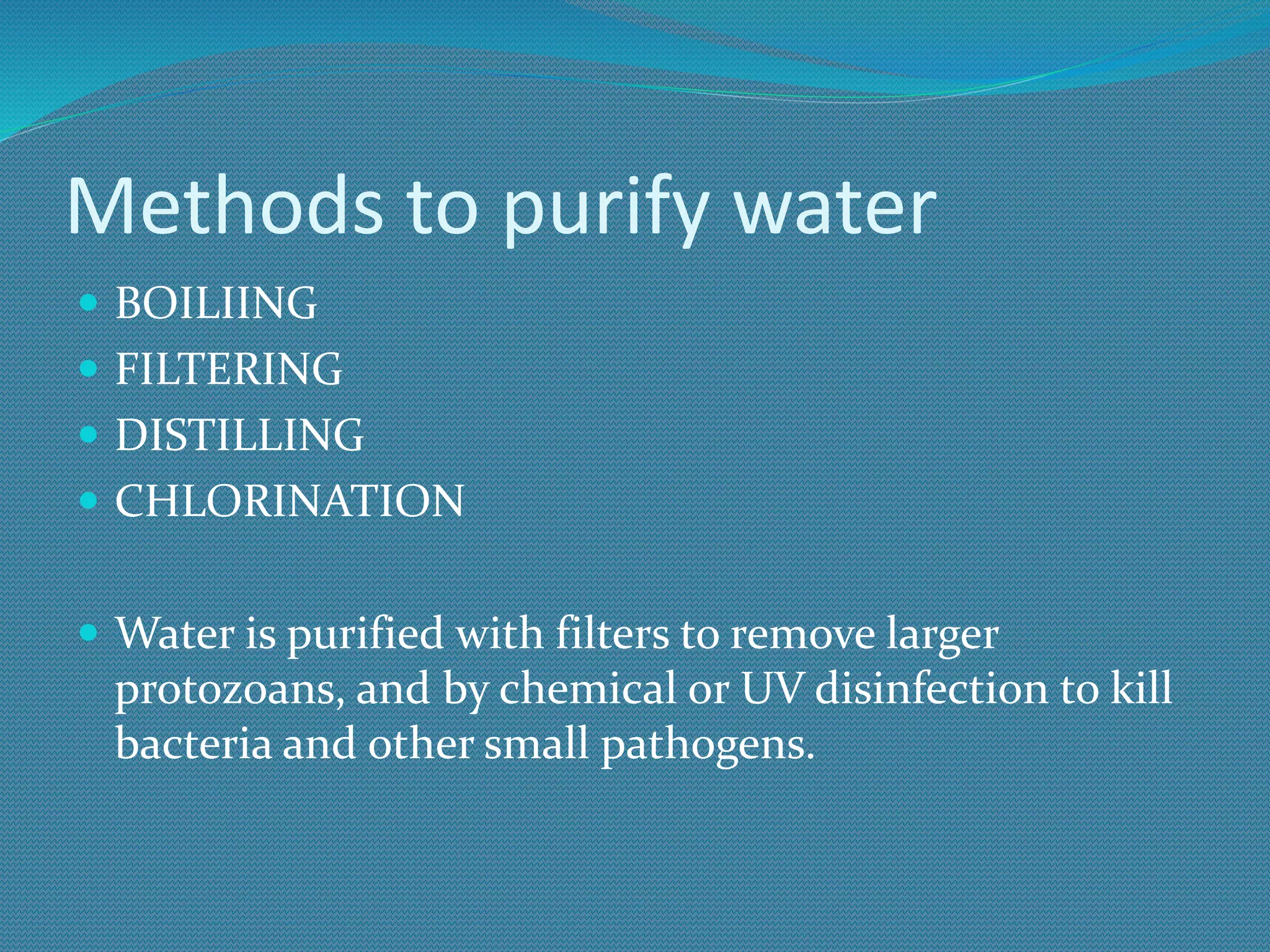 Water purification using micrbes | PPTX | Indoor Environmental Quality | Home & Garden