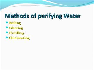 Water Purifier | ODP | Chemistry | Science