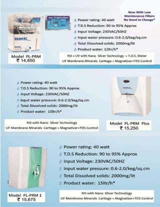 Water purifier manufacturer in india | PPTX