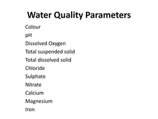 Water quality | PPT
