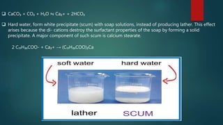 SIMPLE NOTES ON WATER HARDNESS AND SOFTENING METHODS | PPTX
