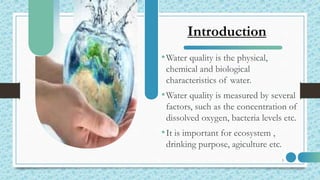 Water quality & Water Pollution | PPTX