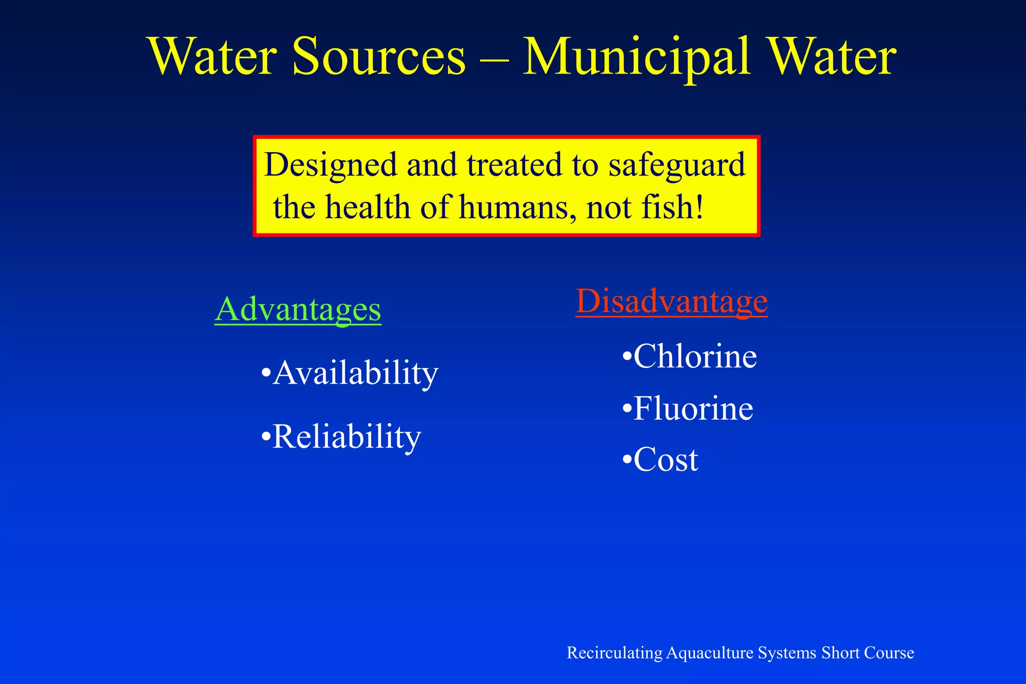 Water Quality.ppt | Free Download