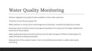 Water Quality Important topic in environmental science | PPTX