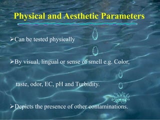 Water quality Analysis (Procdure, Physcial , Chemical and Biological ...