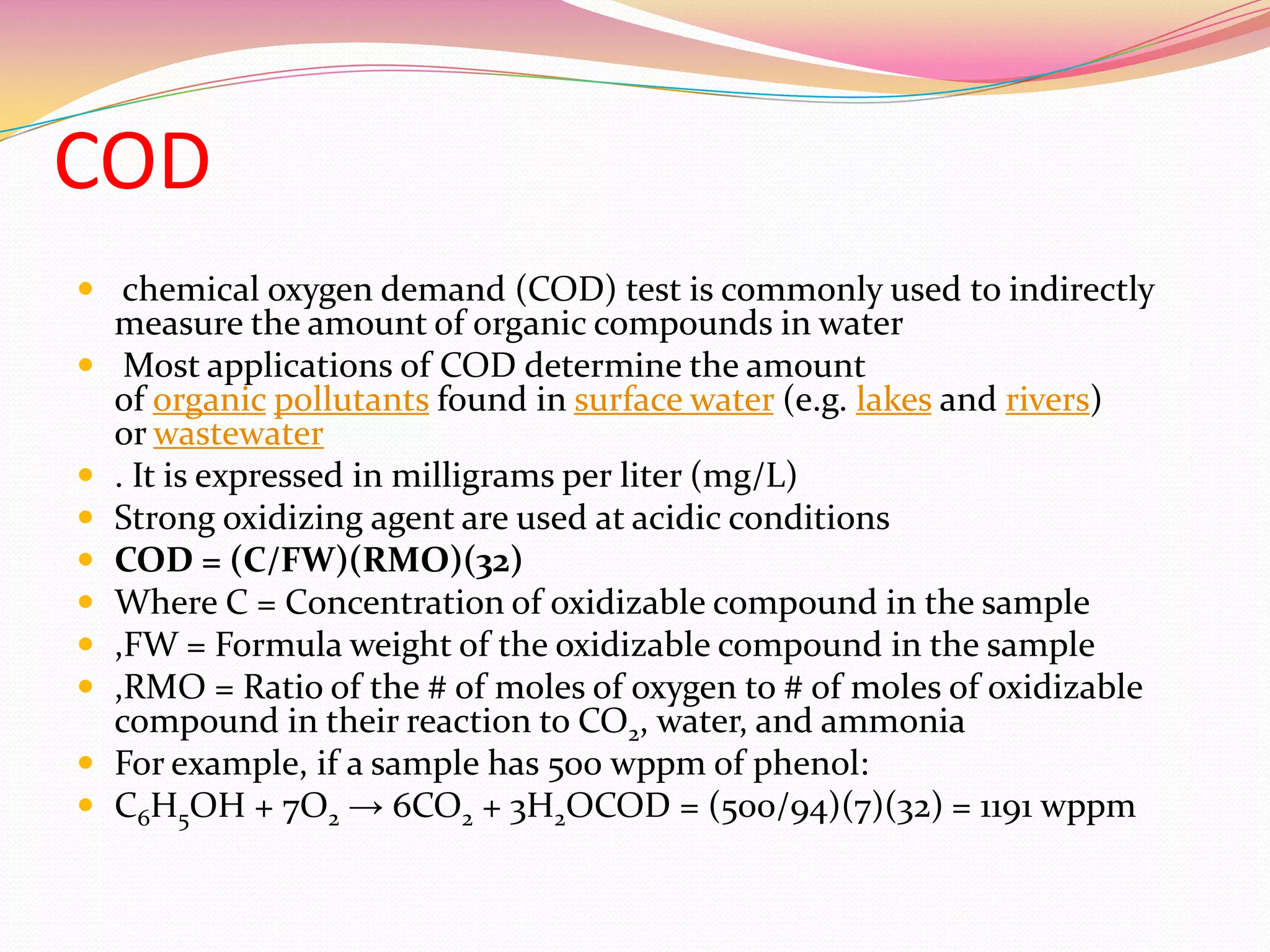 Water quality assessment | PPTX