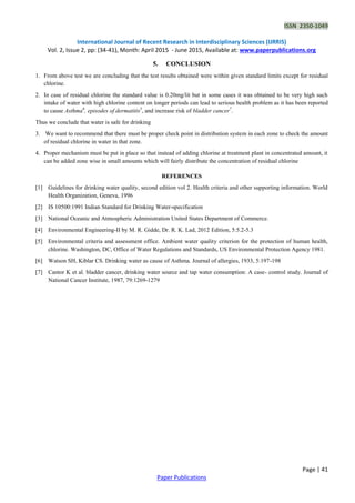 Water Quality Assessment - Case Study PCMC Area | PDF