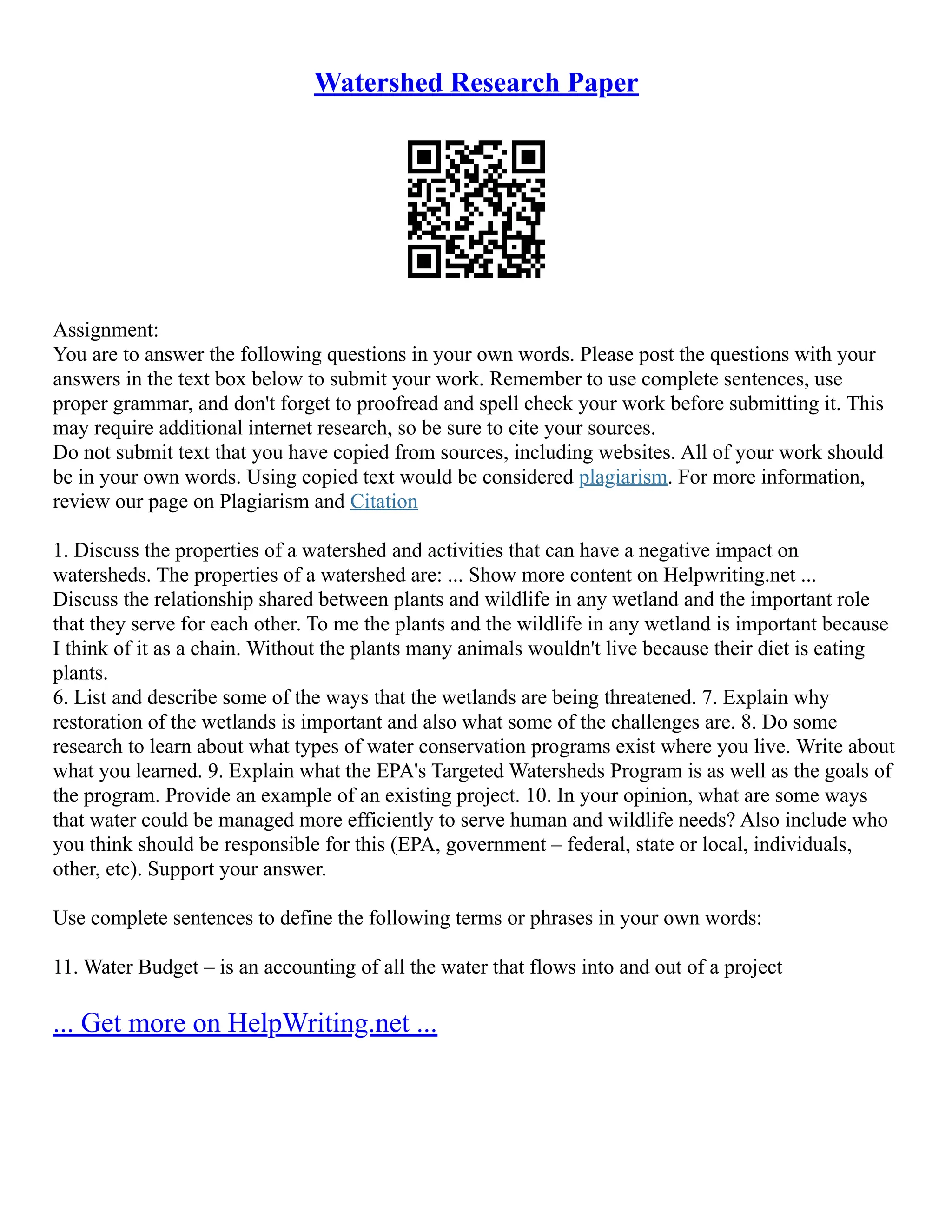 Water Quality Guidelines For Agriculture | PDF