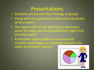 Water quality in your home | PPTX