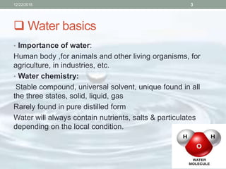 Water quality laboratories and different water quality testing | PPTX