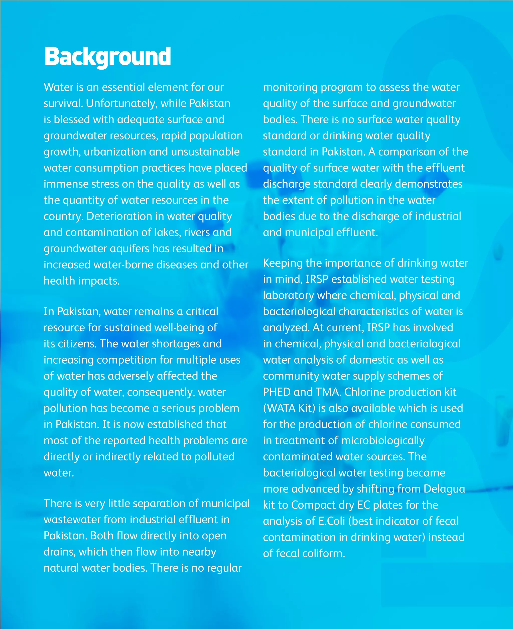 IRSP Water Quality Monitoring Protocol | PDF