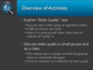 Water Quality Lesson 1 | KEY