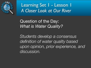 Water Quality Lesson 1 | KEY