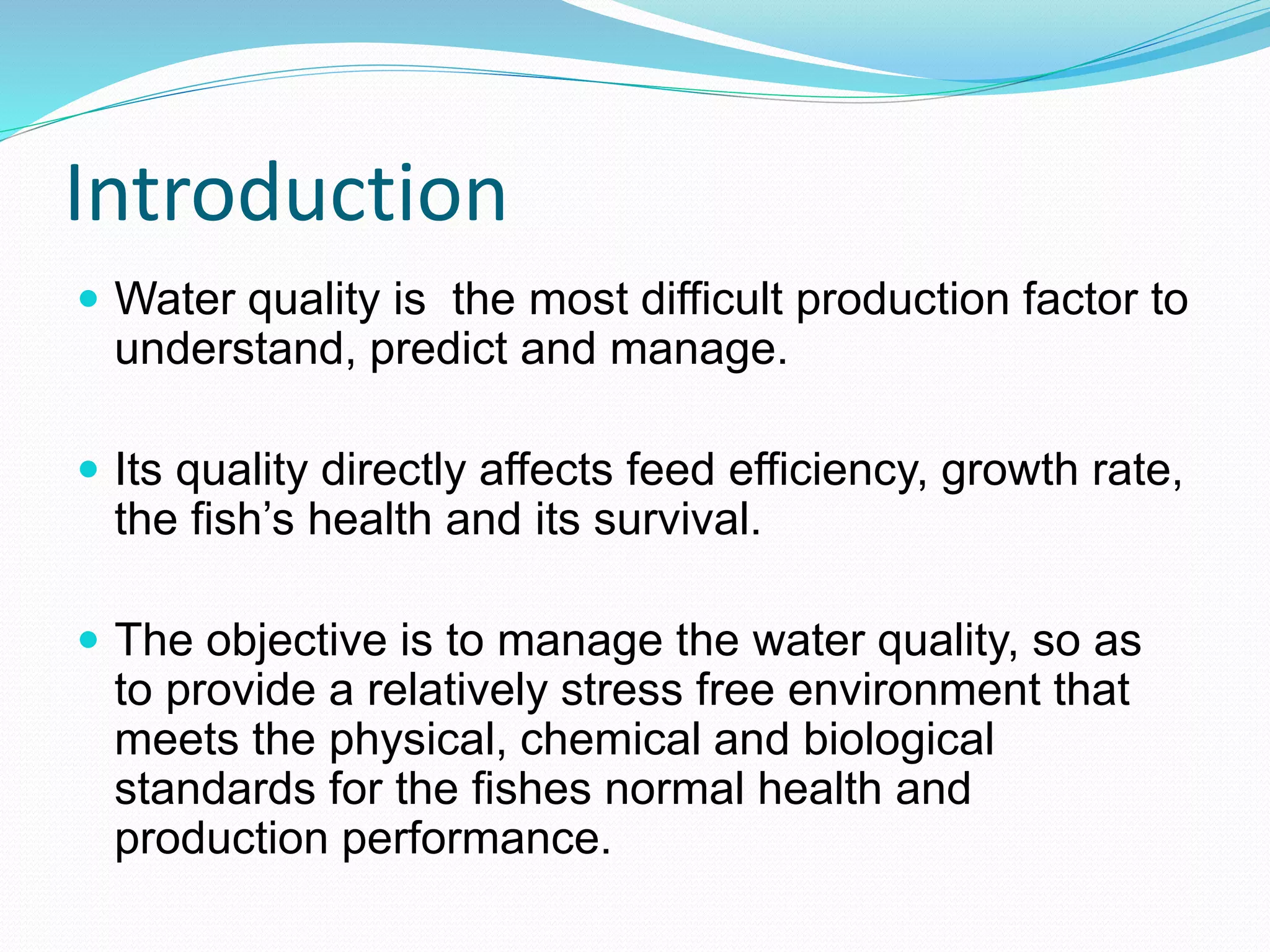 Water quality management | PPTX