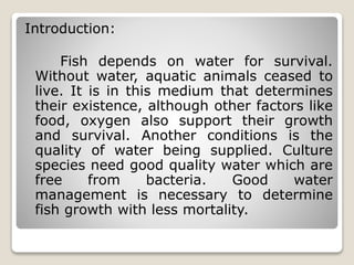 Water quality management | PPT
