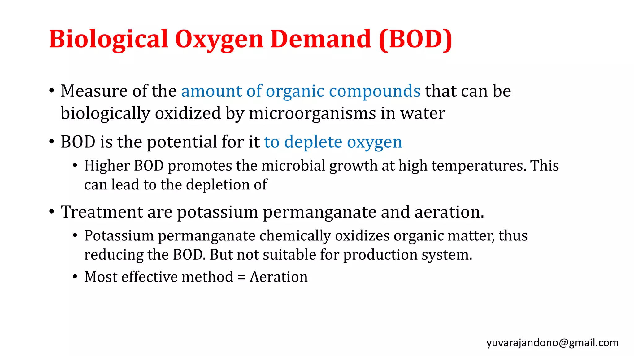 Water quality management in aquaculture production system aqc 601 ...