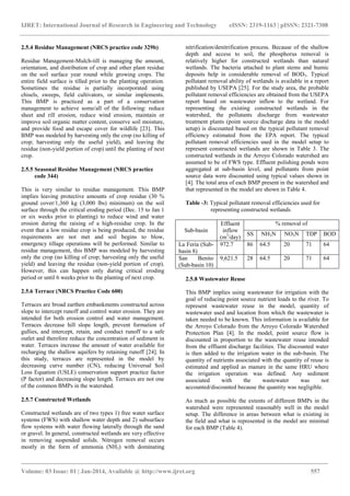 Water quality modeling of an agricultural watershed with best management practices | PDF