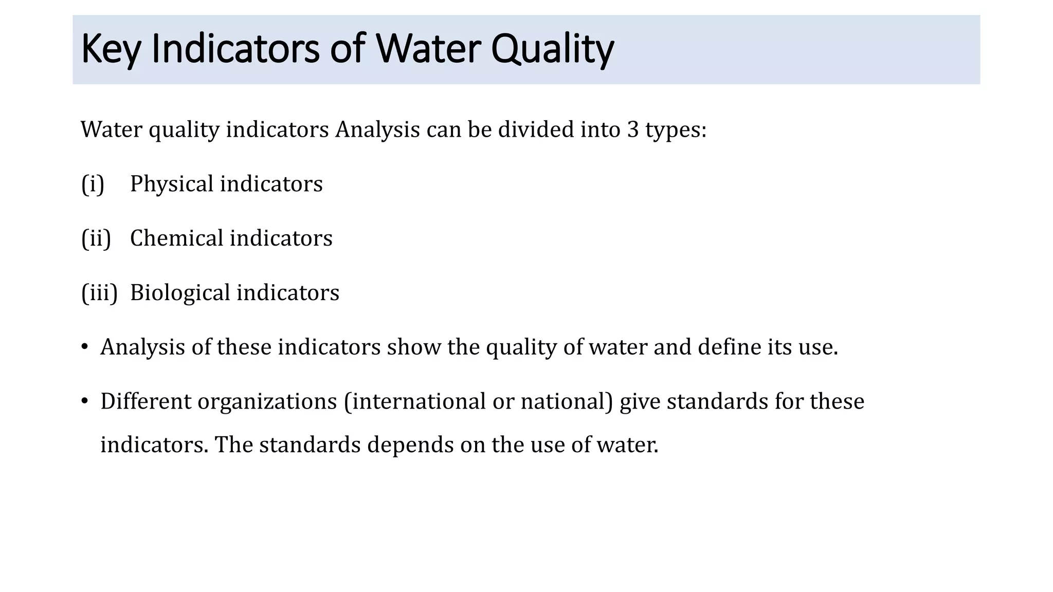 Water quality monitoring | PPTX