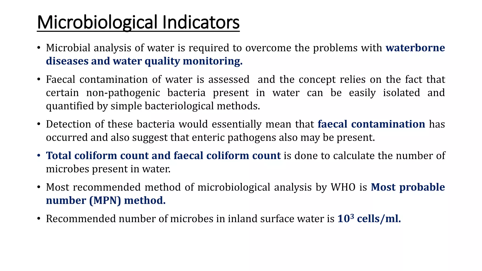 Water quality monitoring | PPTX
