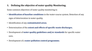 Water quality monitoring | PPTX | Science