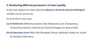 Water quality monitoring | PPTX