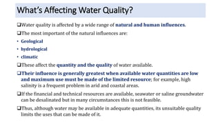 Water quality monitoring | PPTX