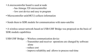 Water quality monitoring based on small satellite technology 1 | PPT