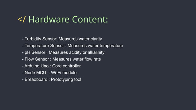 water quality monitoring system based on iot.pptx