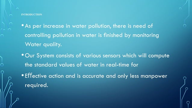 Water Quality Monitoring Using Iot 1 Pptx