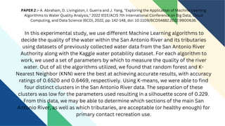 WATER QUALITY PREDICTION | PDF