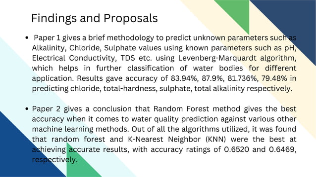 WATER QUALITY PREDICTION | PDF | Agriculture | Industries