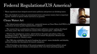 Water quality regulations | PPT