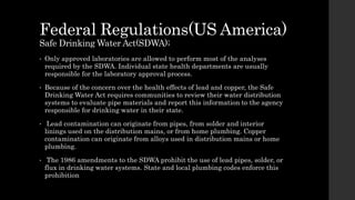 Water quality regulations | PPT