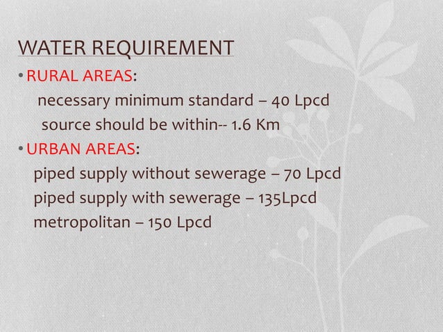 Water quality standard | PPTX