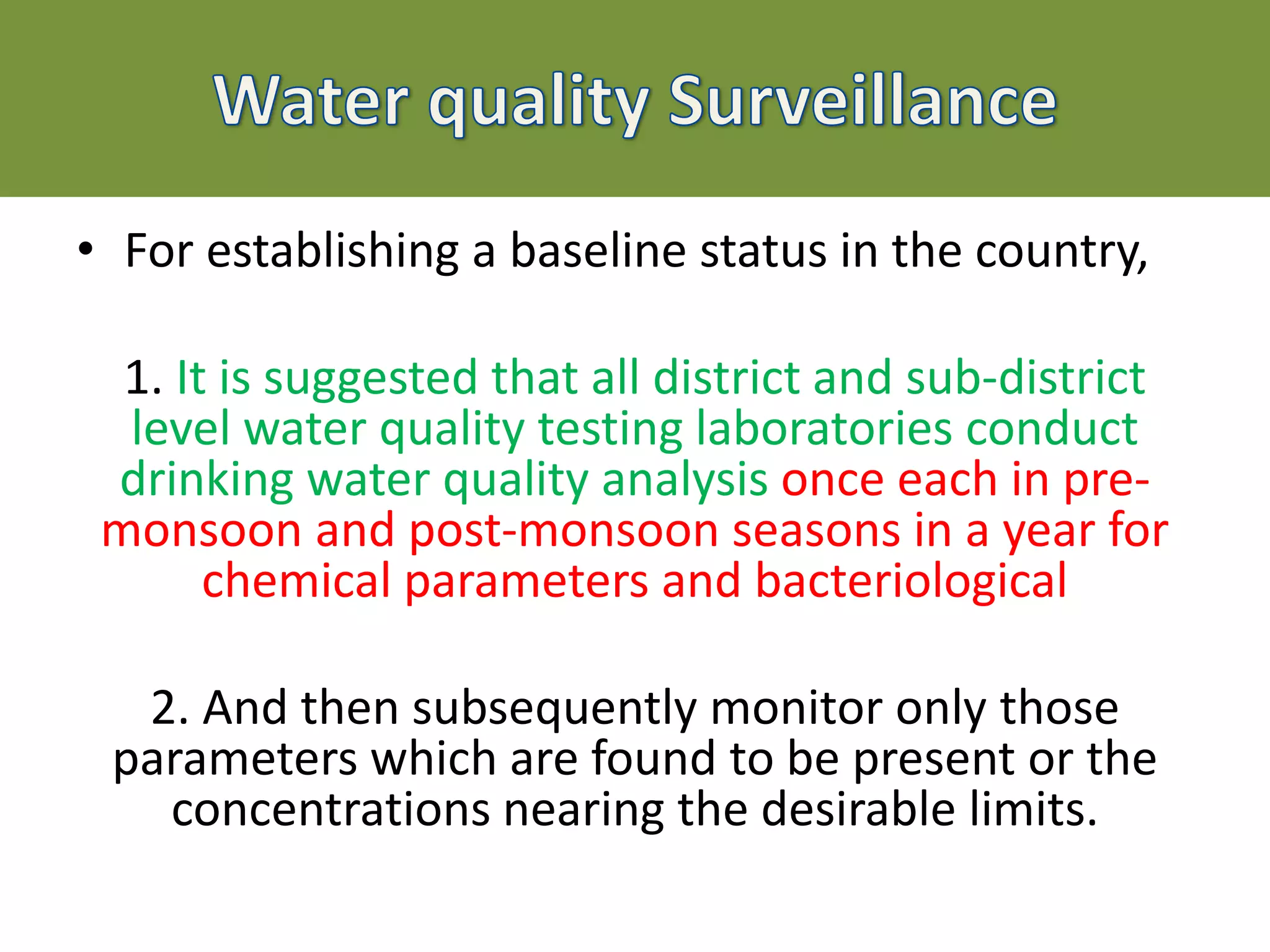 Water quality standards | PPTX