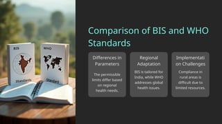 Water Quality Standards: BIS and WHO Guidelines.pptx