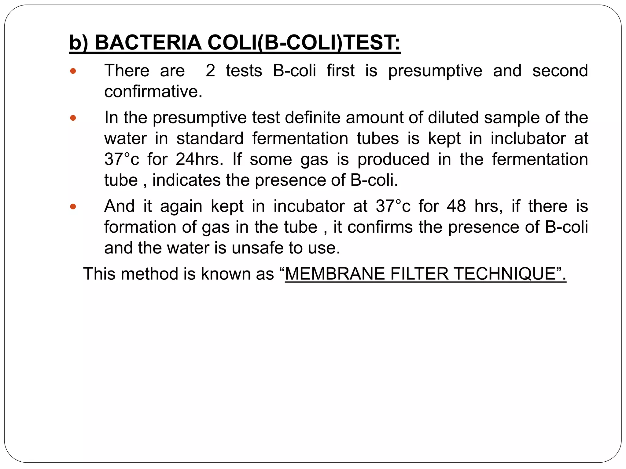 Water quality testing | PPTX