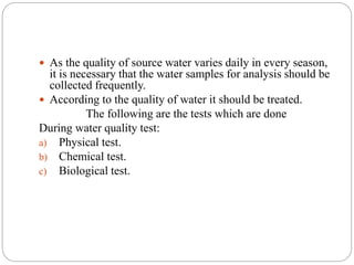 Water quality testing | PPTX
