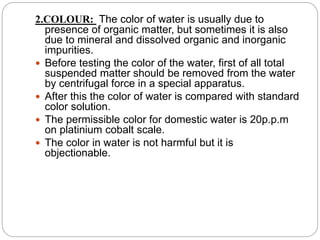 Water quality testing | PPTX