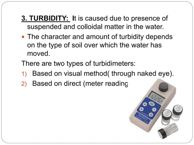 Water quality testing | PPTX | Chemistry | Science