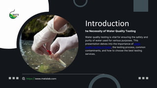 Water Quality Testing in Dubai by Metslab.pdf