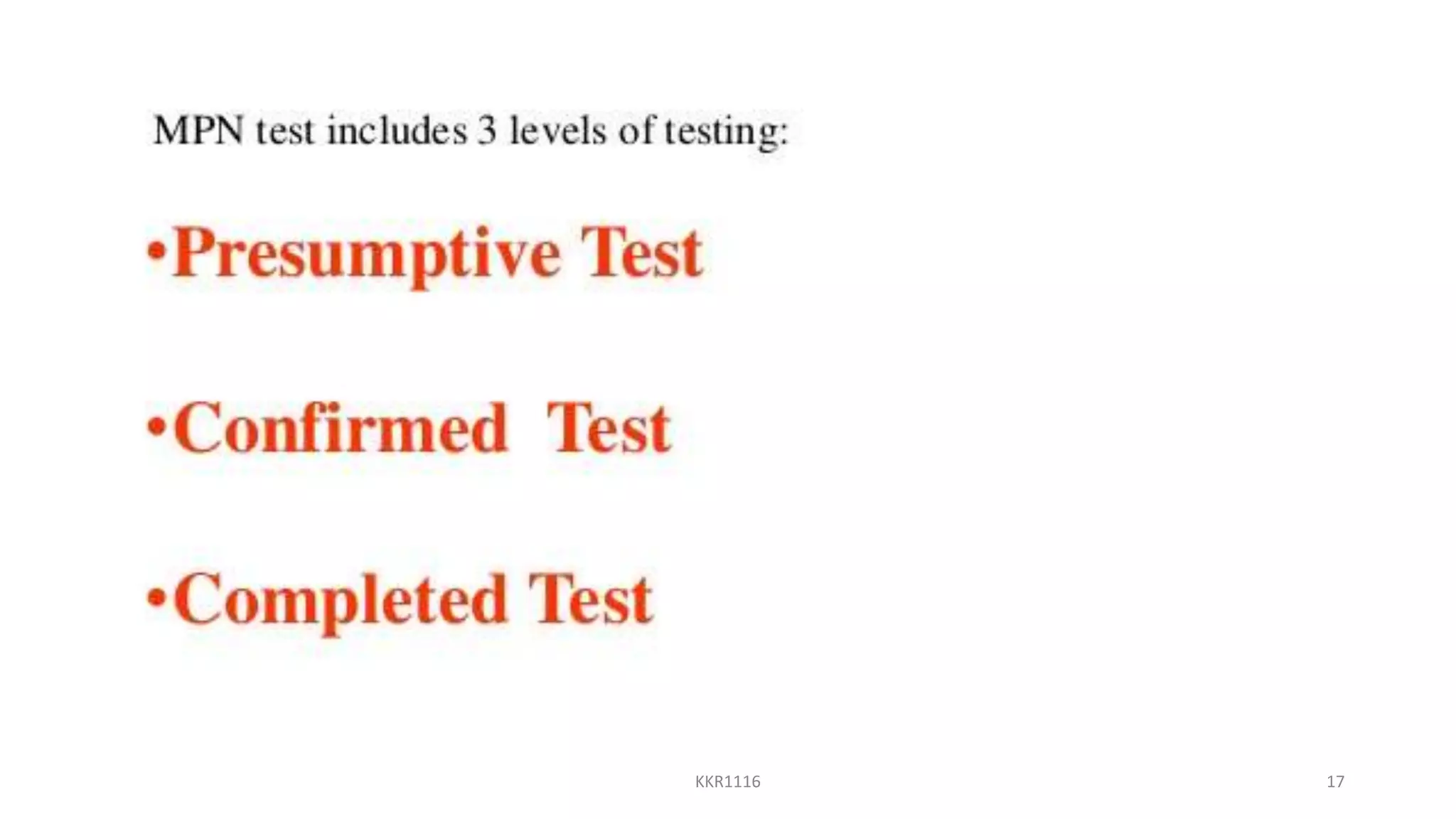 Water quality testing methods | PPTX